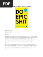 Do Epic Shit by Ankur Warikoo | PDF