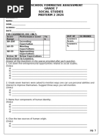 Grade 9 Midterm 1 Exams s2 | PDF | Educational Assessment