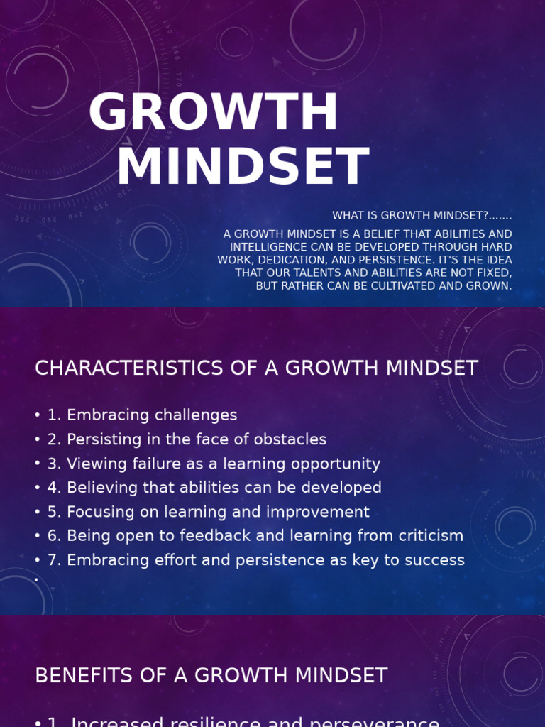 GROWTH MINDSET | PDF