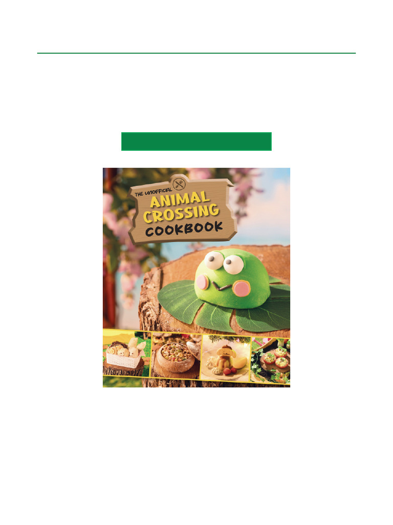 Unofficial Animal Crossing Cookbook | PDF
