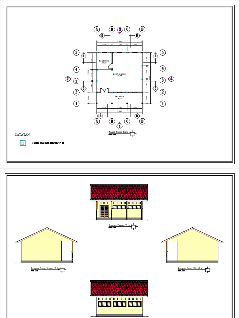Contoh Gambar Ruang Guru Kayu | PDF
