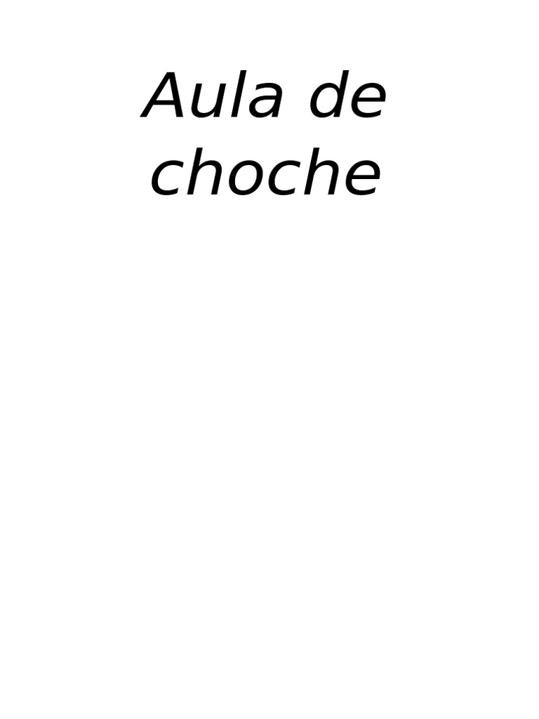 choche .PDF | PDF