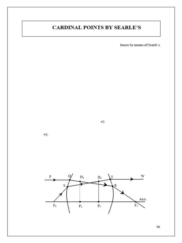 Cardinal Points and Double Refraction Lab | PDF | Phonon | Optics