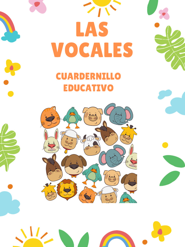 Actividades Educativas de Vocales | PDF