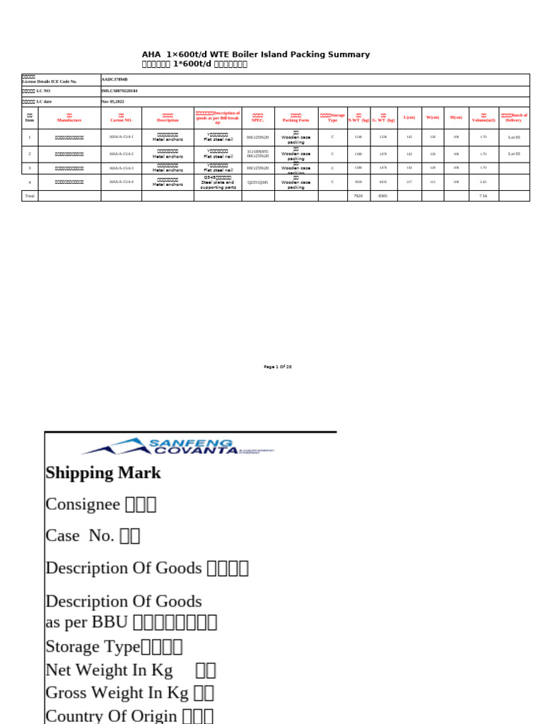 13 packing list-rivet锚固件 | PDF