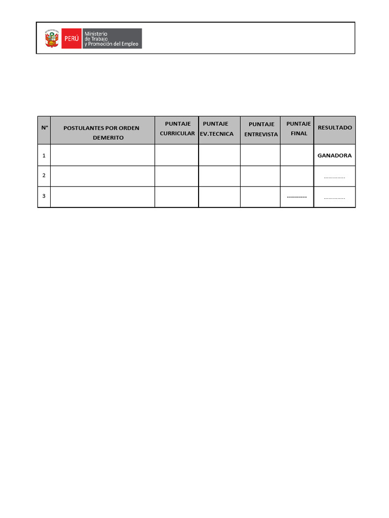 Comunicado Resultado Final CAS 004 - 2025 | PDF