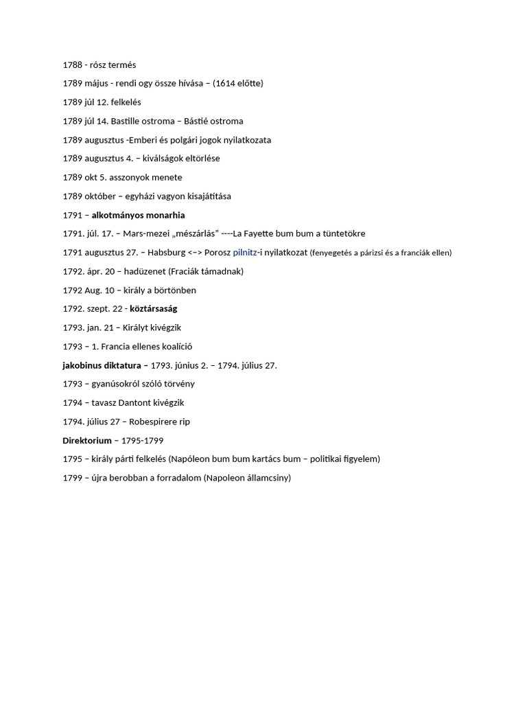 Töri Francia Forradalom | PDF