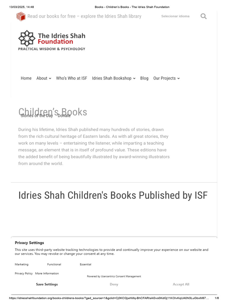 Books - Children's Books - The Idries Shah Foundation | PDF
