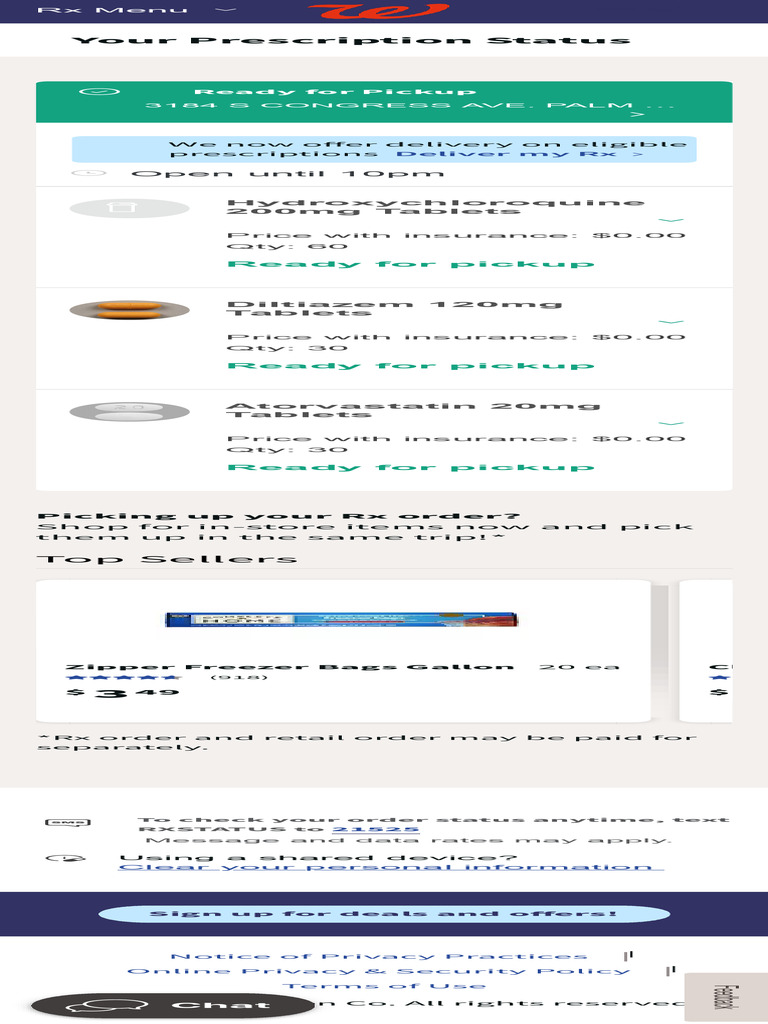 Your Prescription Status Walgreens | PDF