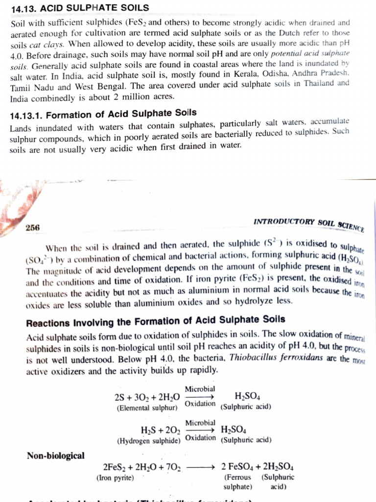 Acid Sulphate Soil Management Guide | PDF | Soil | Sulfide