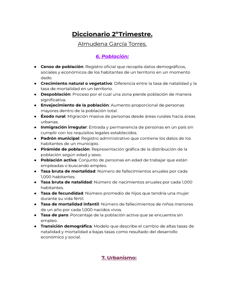 Diccionario de Términos Geográficos (Ii) | PDF | Agricultura | Demografía