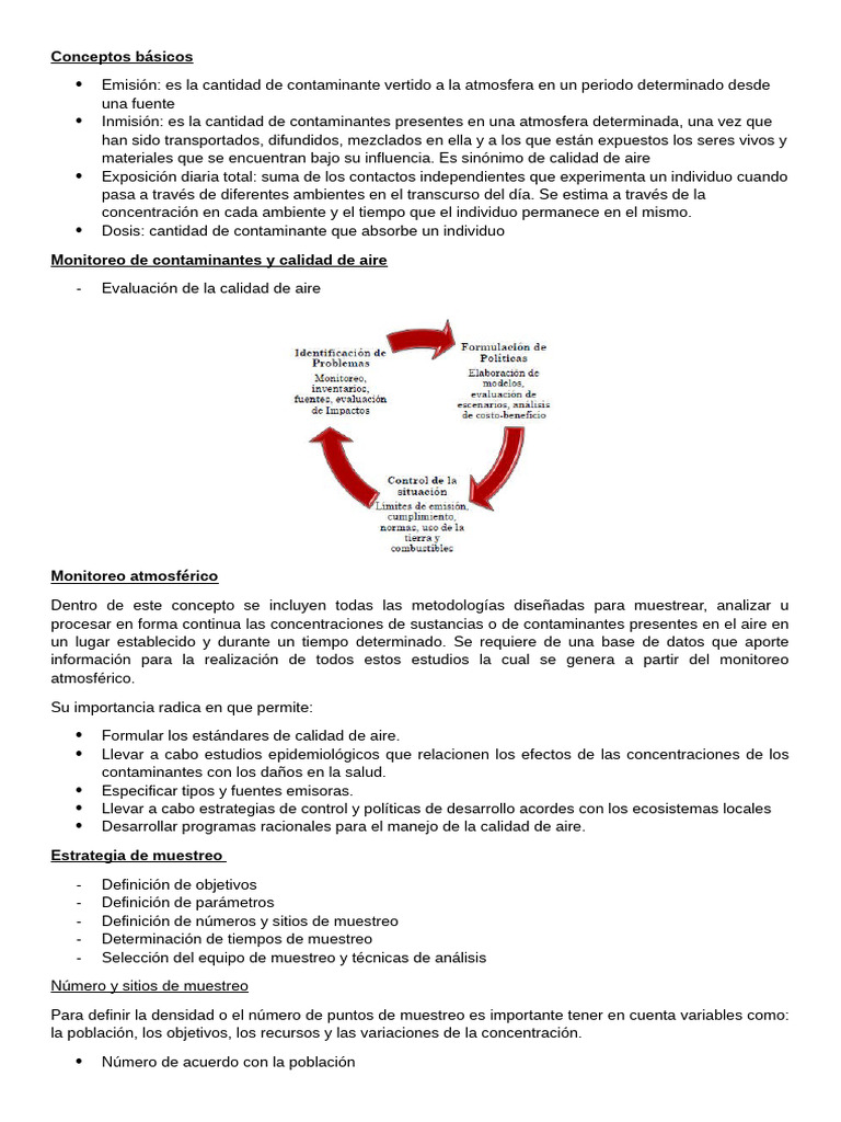 Resumen Aire | PDF | Gases | La contaminación del aire