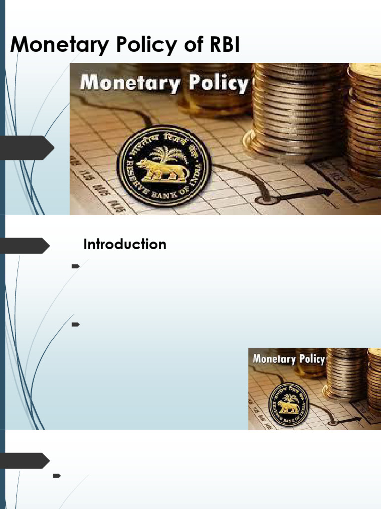 Monetary Policy of RBI | PDF | Monetary Policy | Margin (Finance)