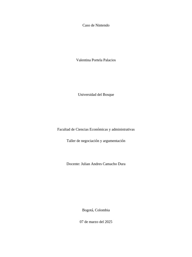 Caso Nintendo | PDF | Nintendo | Wii