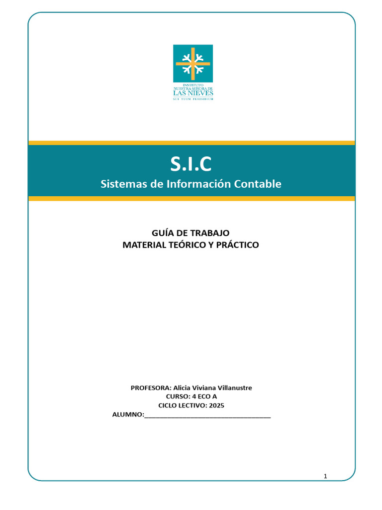 Cuadernillo Sic 4 Eco a (3) | PDF | Contabilidad | Tarjeta de débito