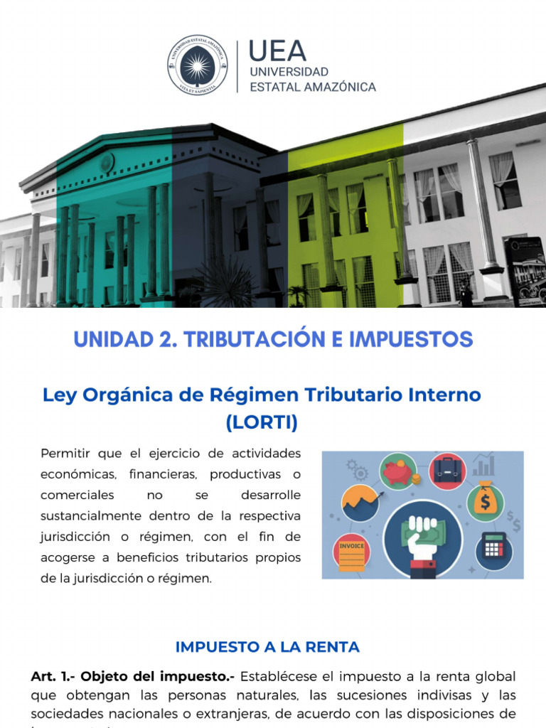LEY DE REÌ - GIMEN TRIBUTARIO INTERNO - Compressed | PDF