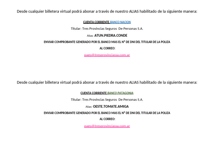 Cbu Transferencias | PDF