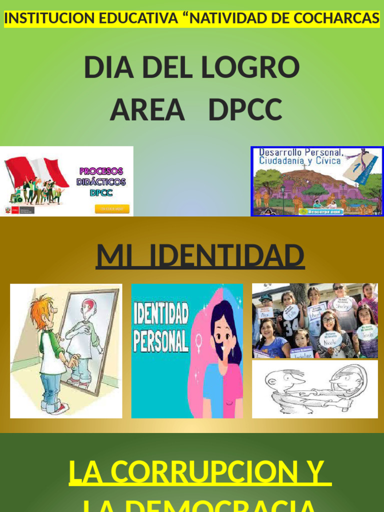 Exposicion Dia Del Logro | PDF