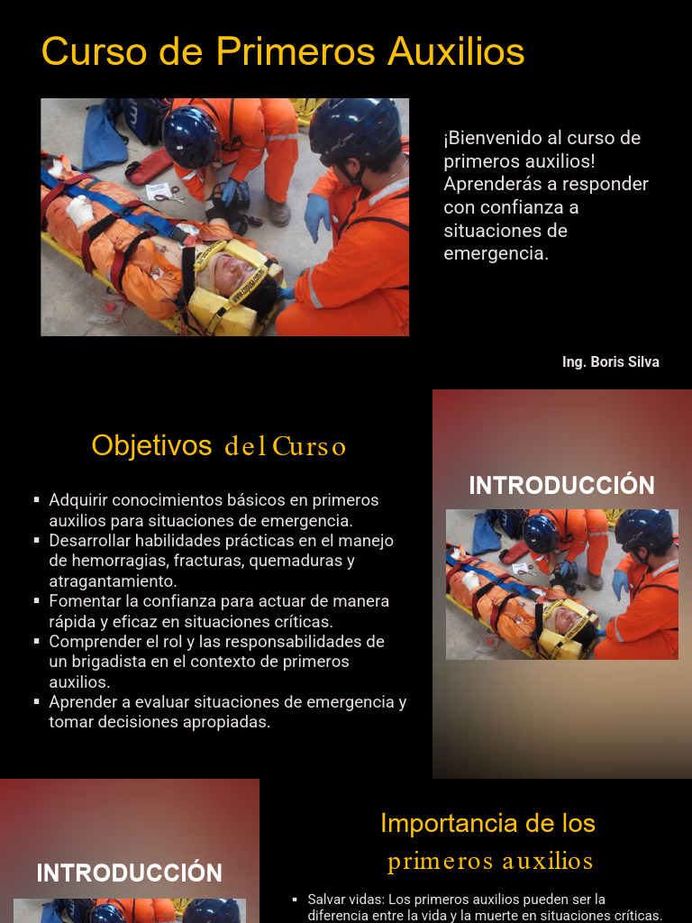 Curso de Primeros Auxilios | PDF | Quemar | Primeros auxilios