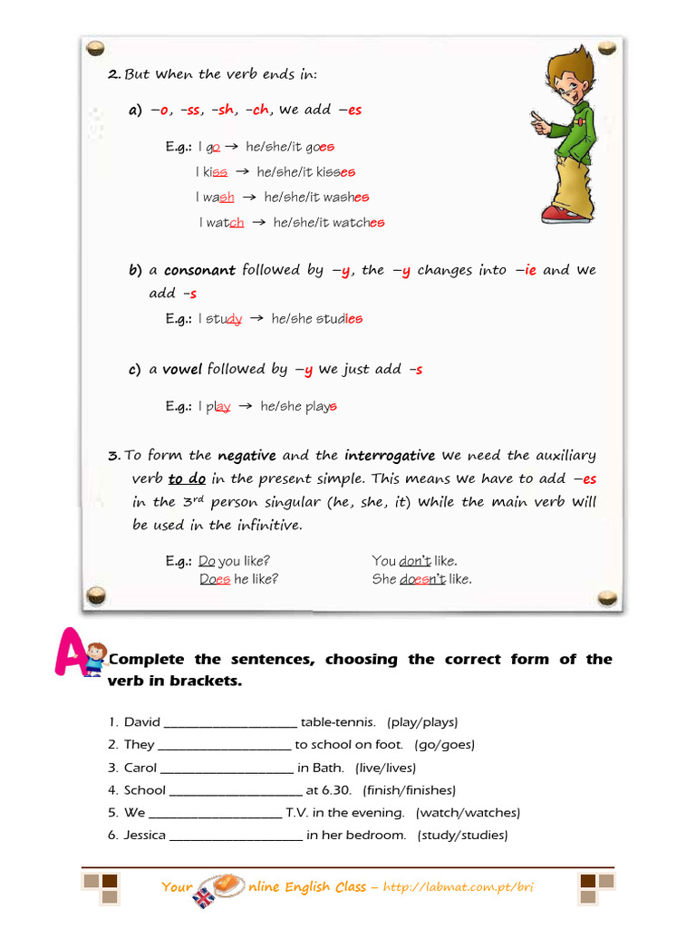 Present Simple 2 | PDF