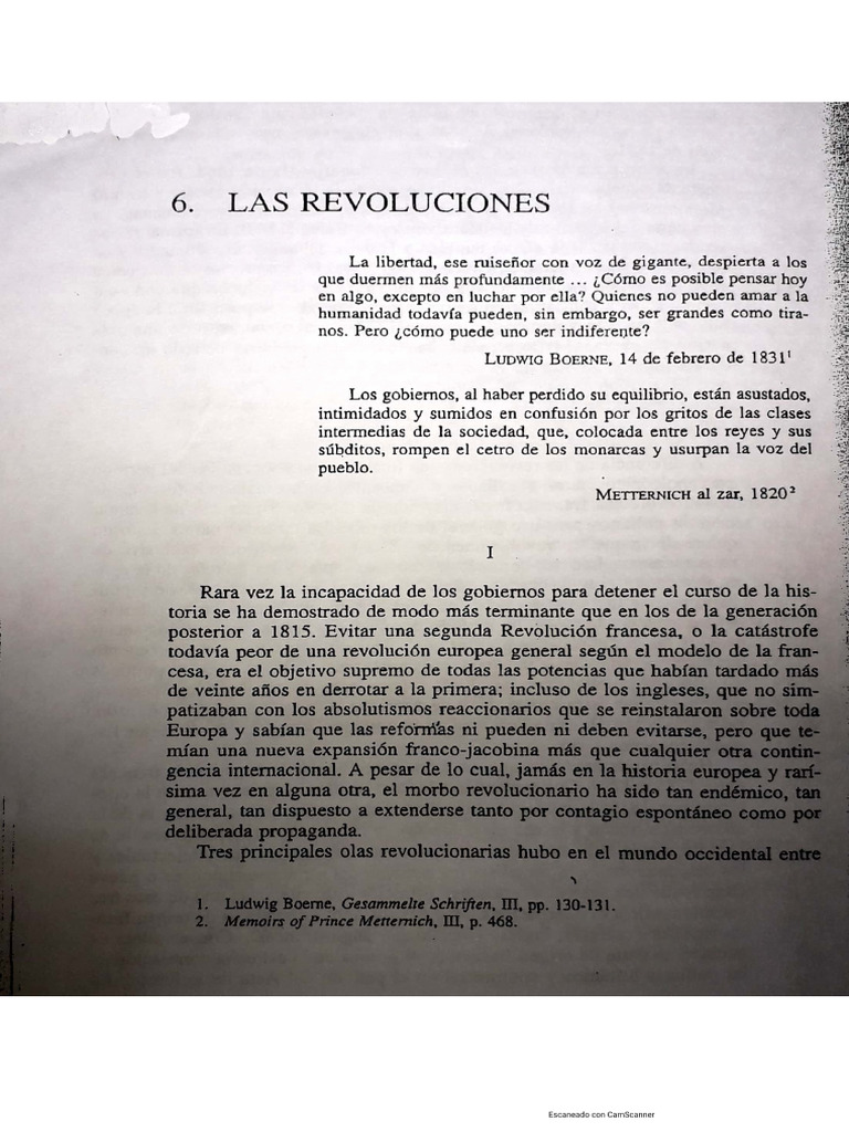 Las Revoluciones 1820-1830-1848 - Hobsbawm | PDF