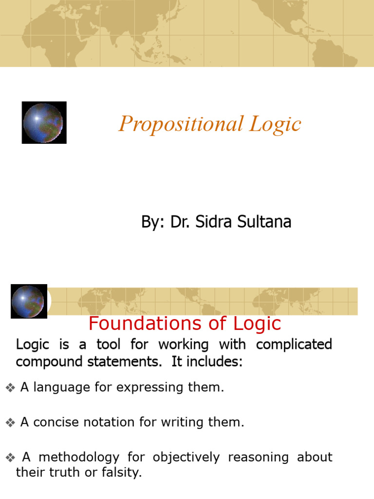 Understanding Propositional Logic | PDF | Logic | Proposition