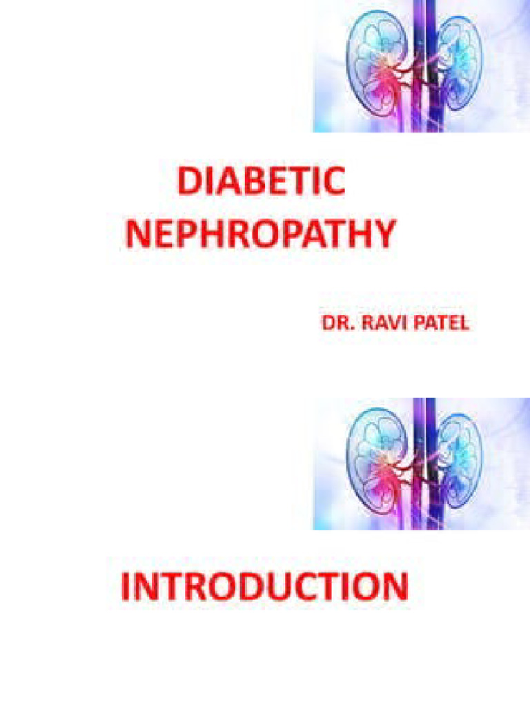 Diabetic Nephropathy 130256682 | PDF