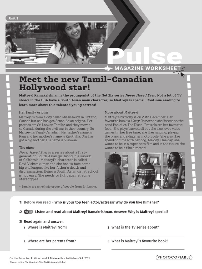 OTP2 Level-1 Pulse-Magazine-Wkshts U1 | PDF