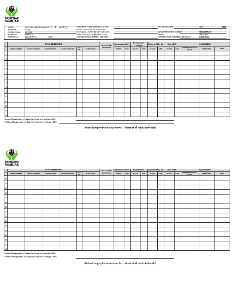 Formato de Entrega de Aavn A Usuario | PDF