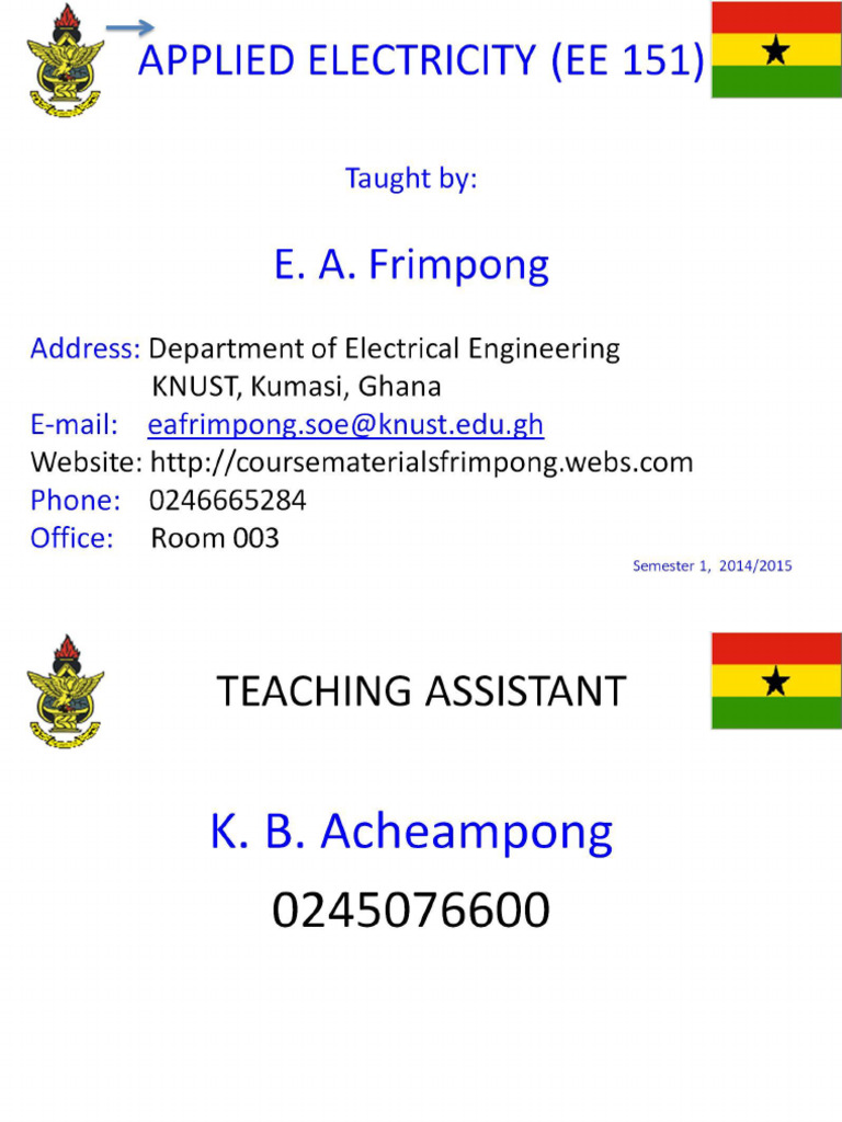 Applied Electricity | PDF