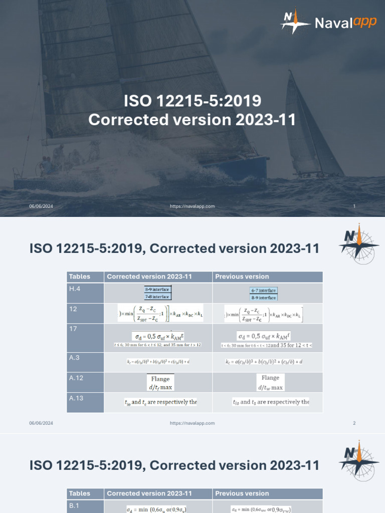 ISO 12215-5:2019 Corrected Version | PDF