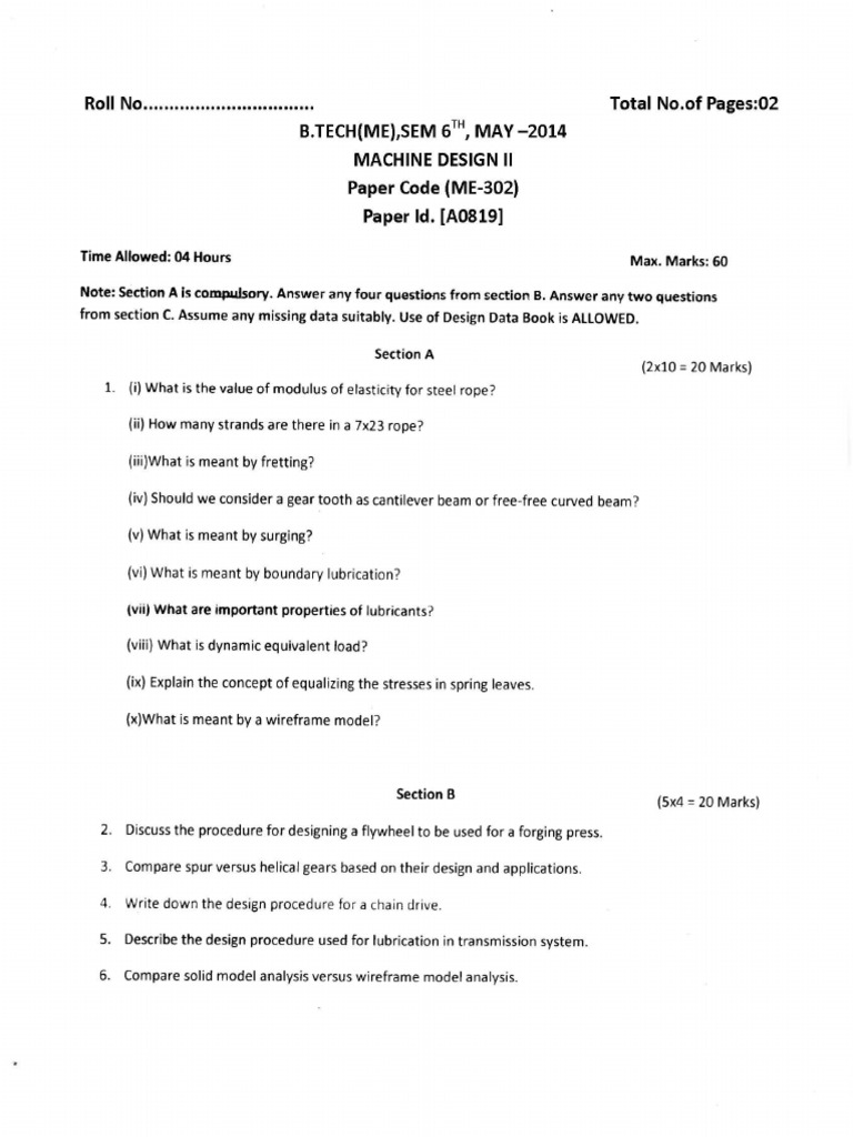 MD2(6th)May2014 | PDF