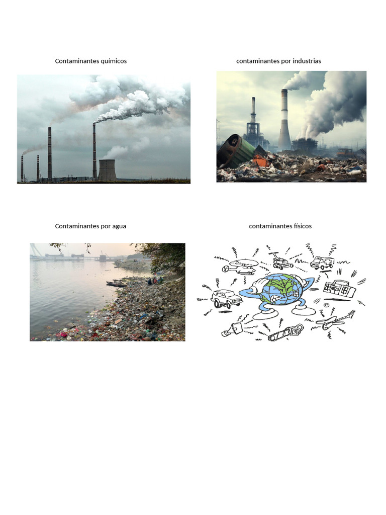 Contaminantes Químicos Contaminantes Por Industrias | PDF