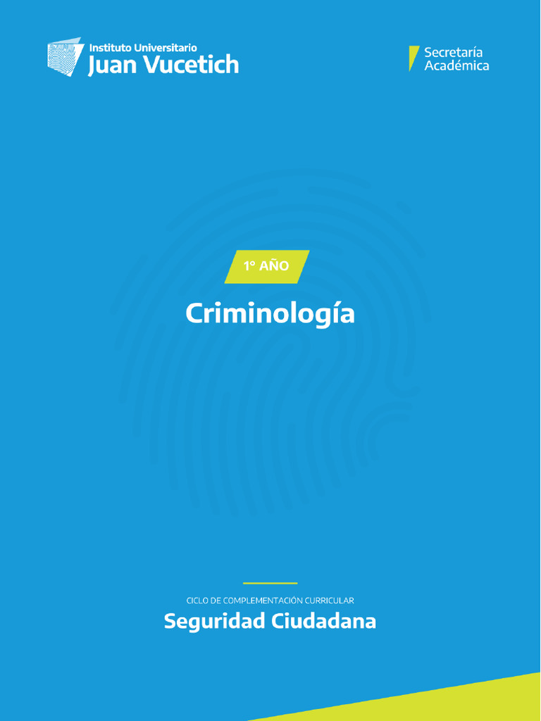 CCC SEG CIUD - 1RO - CRIMINOL - Clase 4 | PDF | Criminología | Positivismo