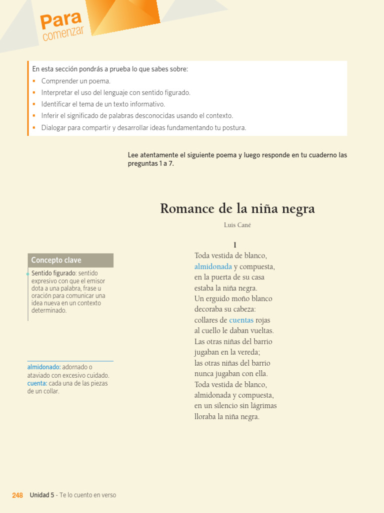 POEMA Romance de la niña negra | PDF