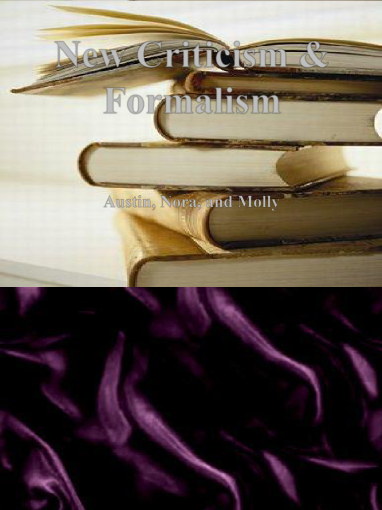 New Criticism vs. Formalism Explained | PDF | Communication | Human ...