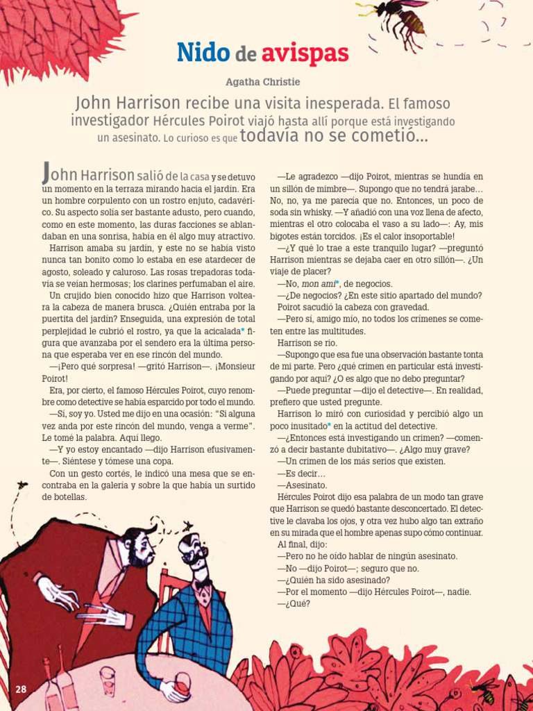 Nido de Avispas Cuento | PDF | Poirot Hercule