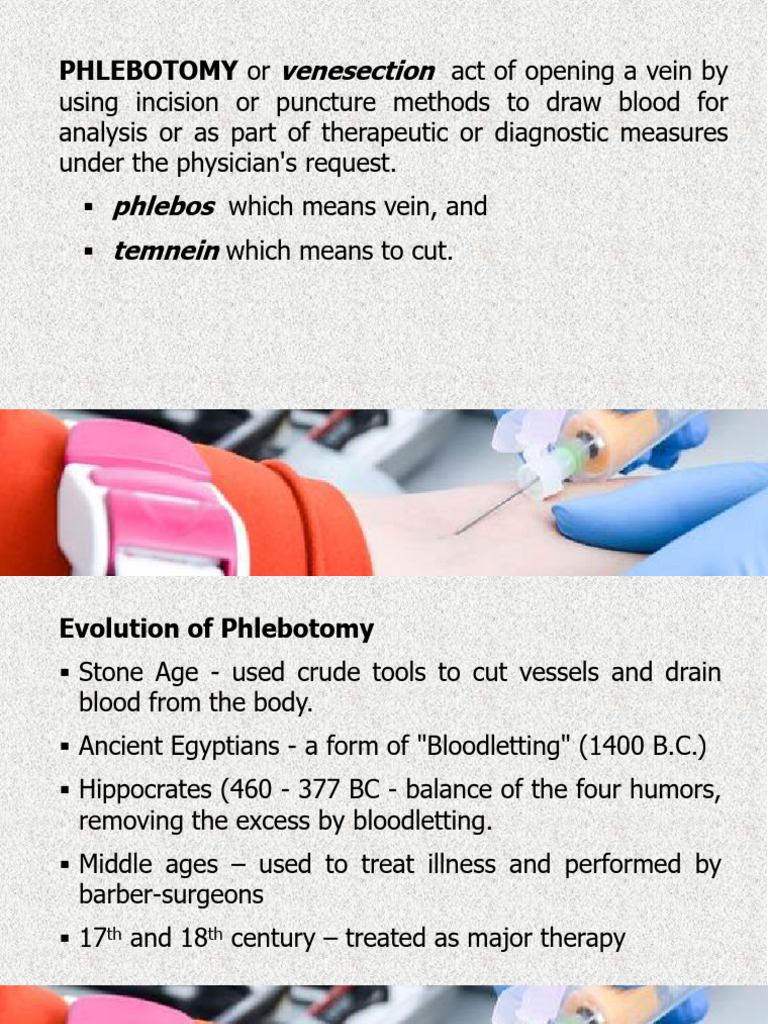 Introduction To Phlebotomy | PDF | Blood Type | Tissue (Biology)