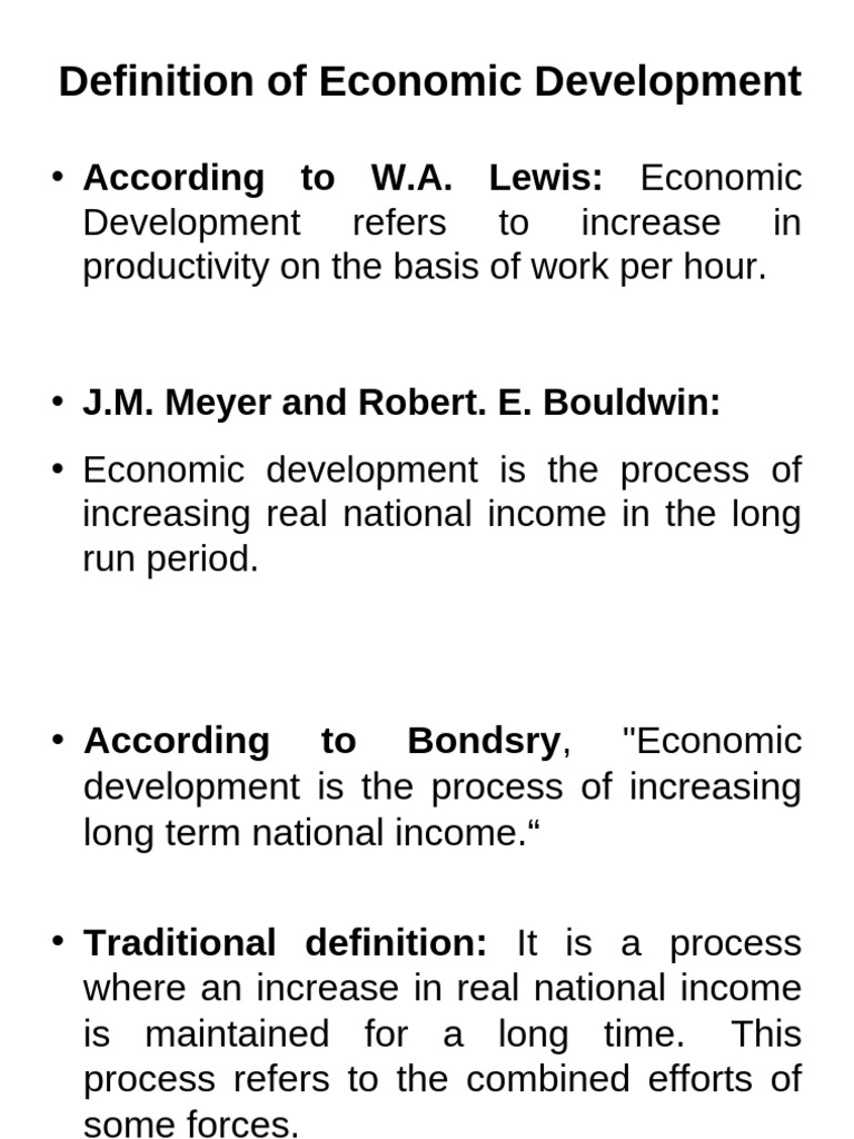 Introduction of Development Economics | PDF | Economics | Factors Of ...