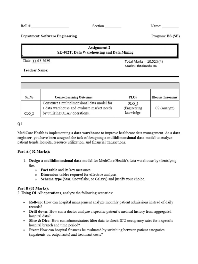 Assignment 2 Q | PDF