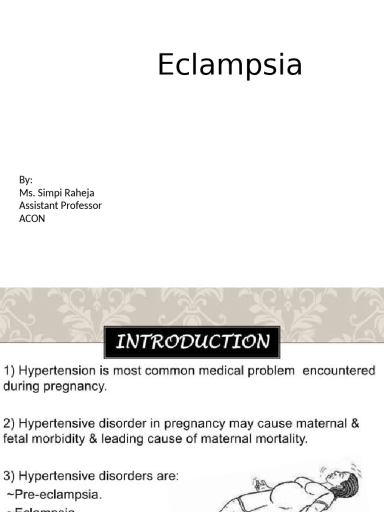 Eclampsia Ppt | PDF