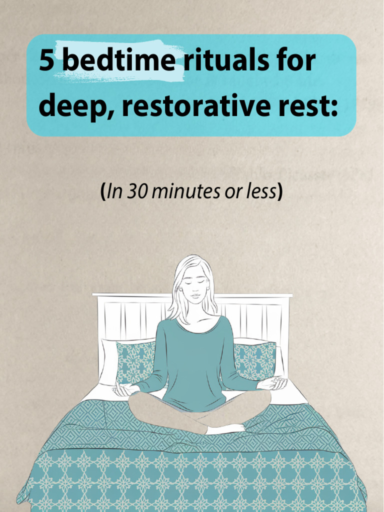 5 Bedtime Rituals for Restful Sleep | PDF