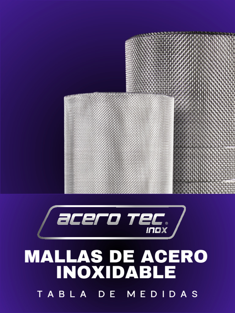 TABLA DE MEDIDAS INOX | PDF