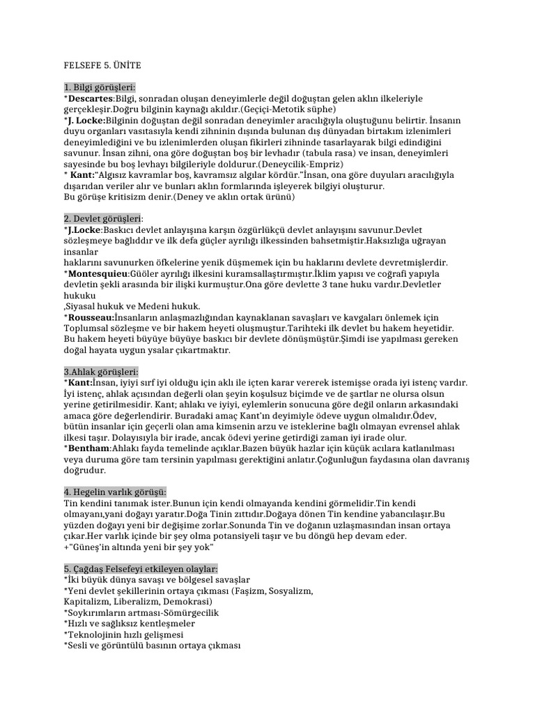 Philosophy Notes | PDF