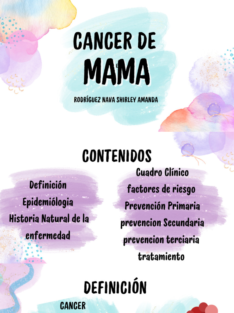 CA mama | PDF | Cáncer | Cáncer de mama