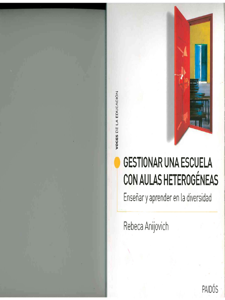Cap 2. Gestionar Una Escuela Con Aulas Heterogeneas (1) - Compressed | PDF