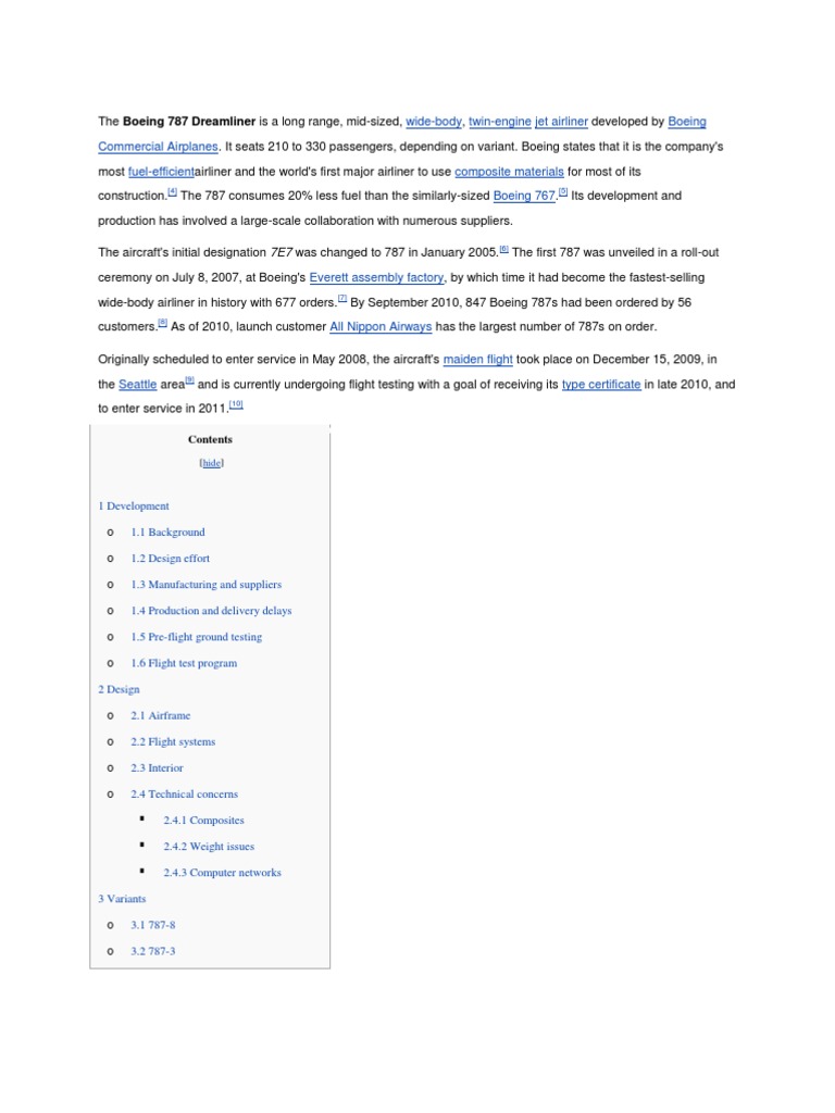 Boeing 787 | PDF | Cockpit | Aerospace