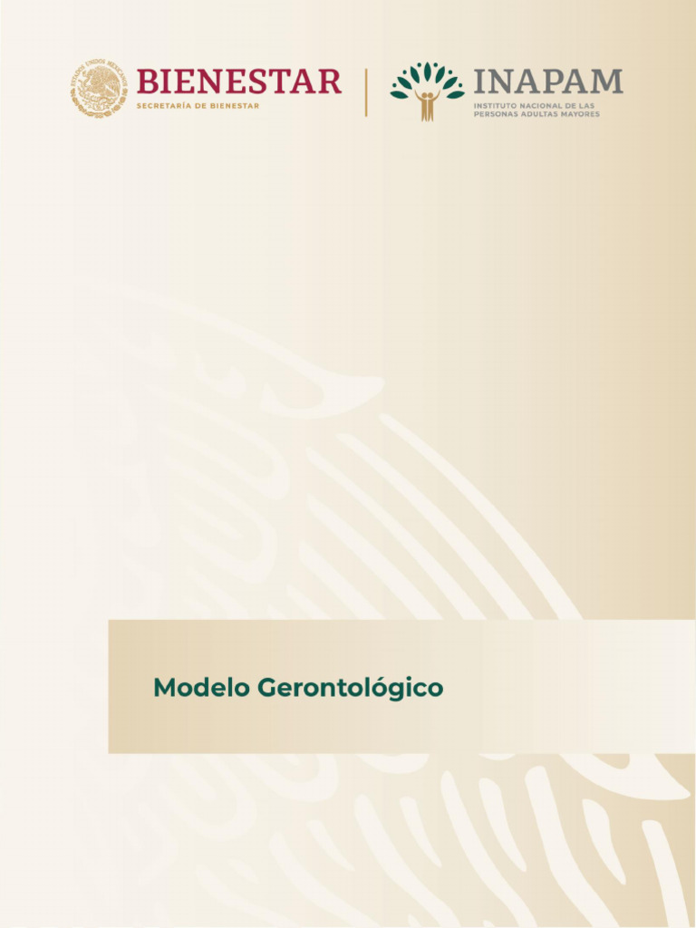 Modelo - Gerontol - Gico - INAPAM RESALTADO | PDF | Gerontología | Vejez