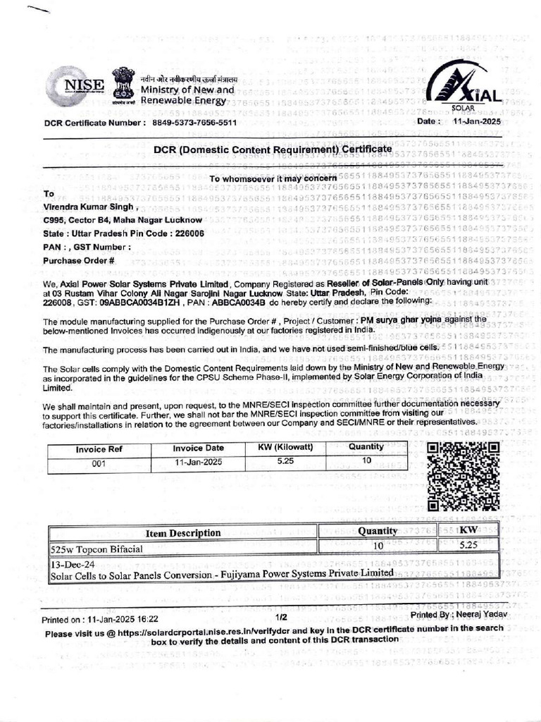 DCR Certificate-Compressed | PDF