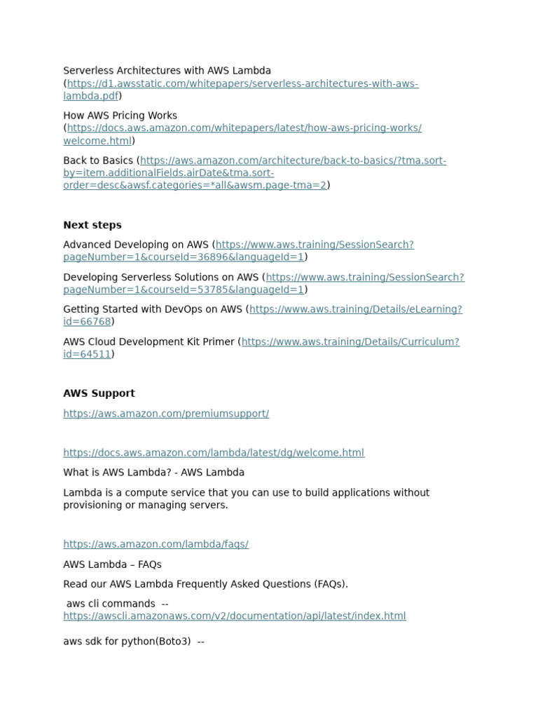 Serverless Architectures with AWS Lambda | PDF | Amazon Web Services | Distributed Computing ...